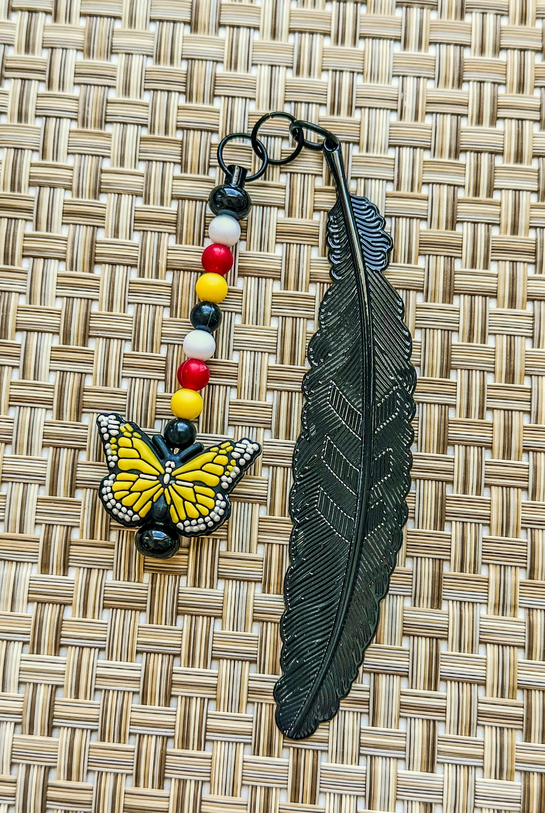 Metal Feather Bookmark – Cree Craft