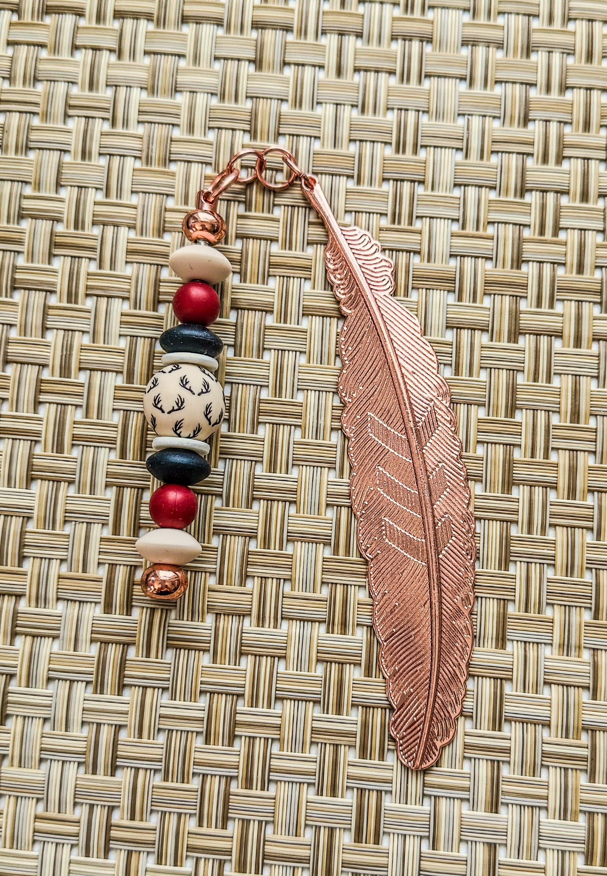 Metal Feather Bookmark – Cree Craft