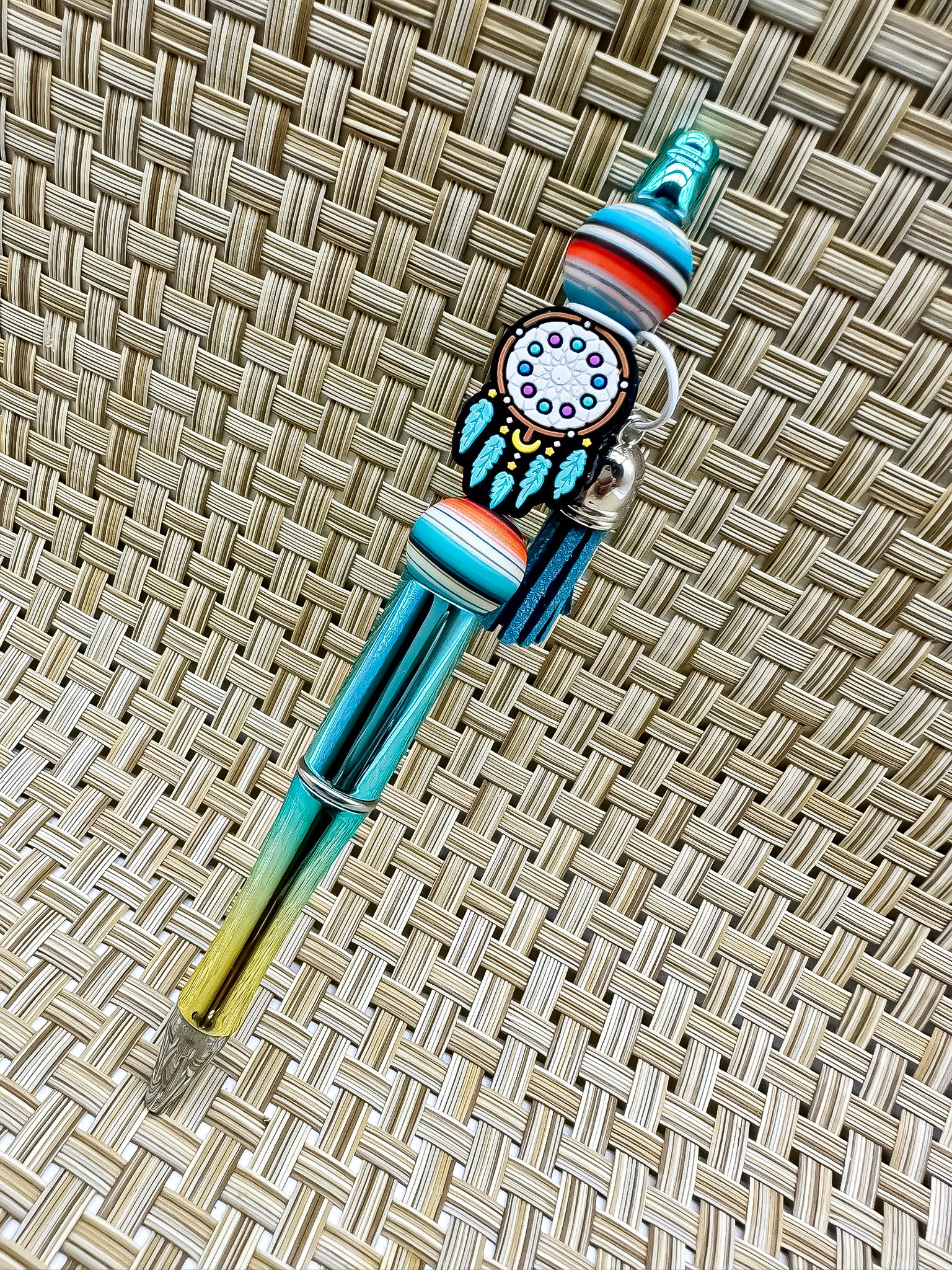 Beaded Ballpoint Pen - Dreamcatcher – Cree Craft