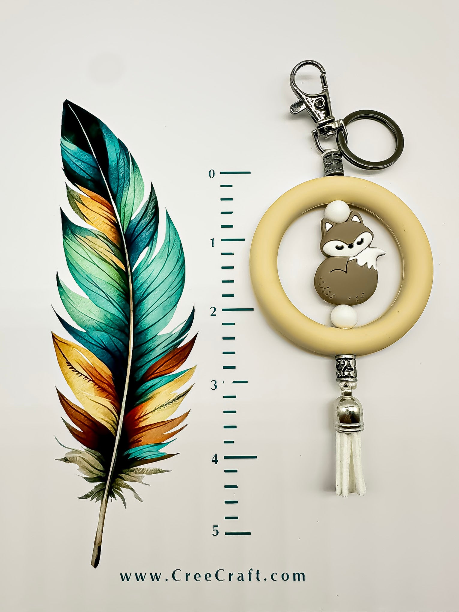 Easy Grasp Keychain - Fox – Cree Craft