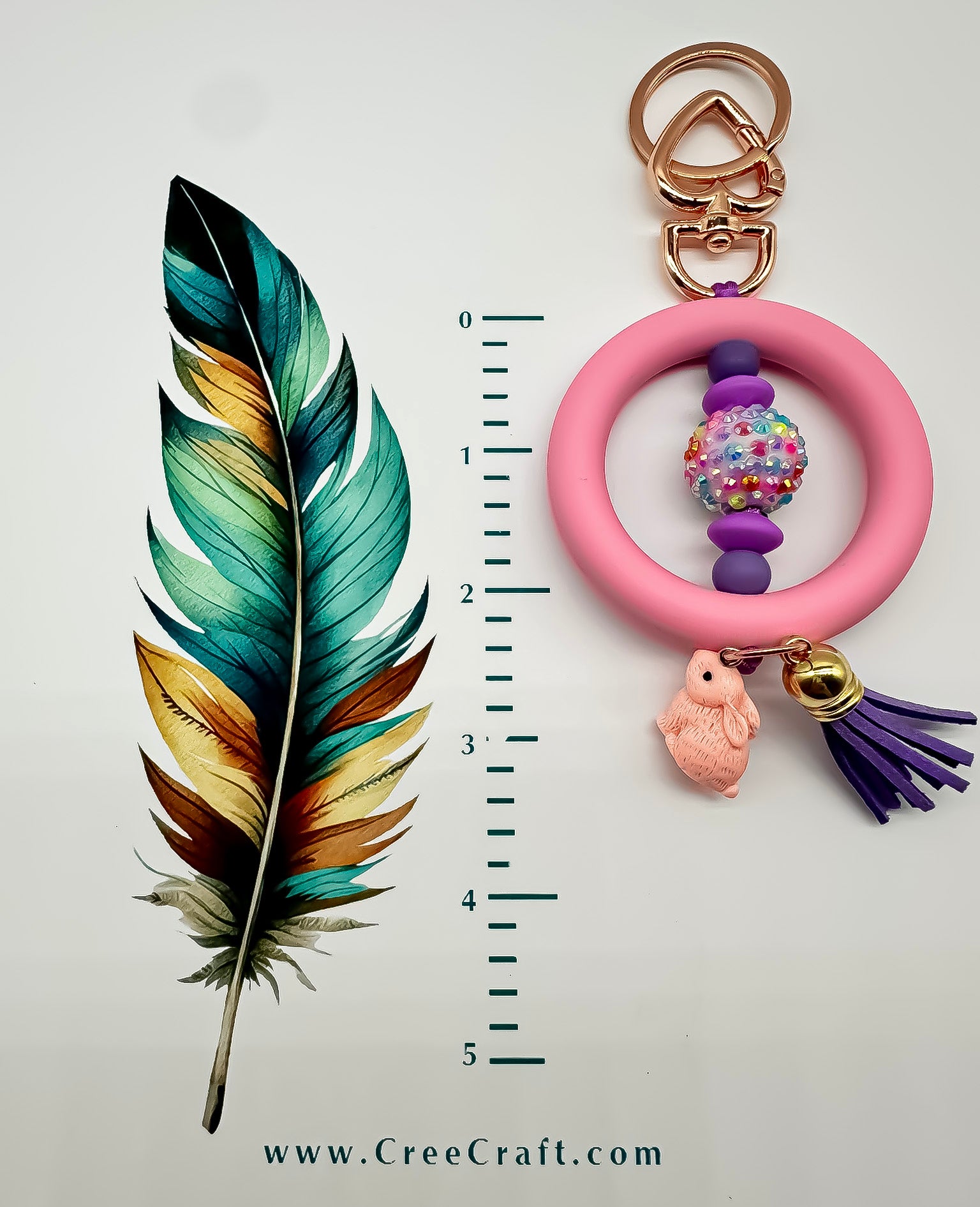 Easy Grasp Keychain - Rabbit – Cree Craft