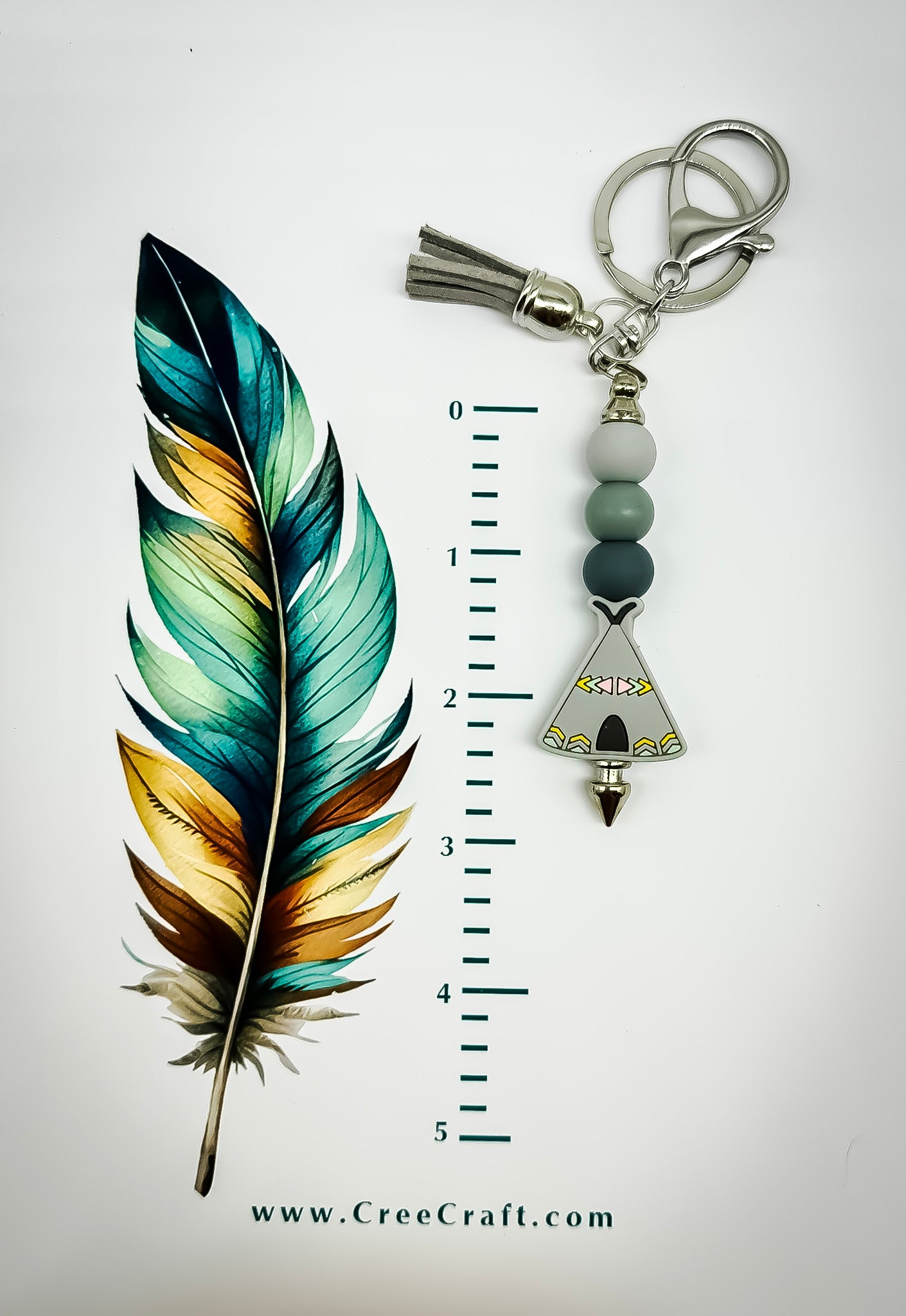 Bar Keychain - Teepee – Cree Craft