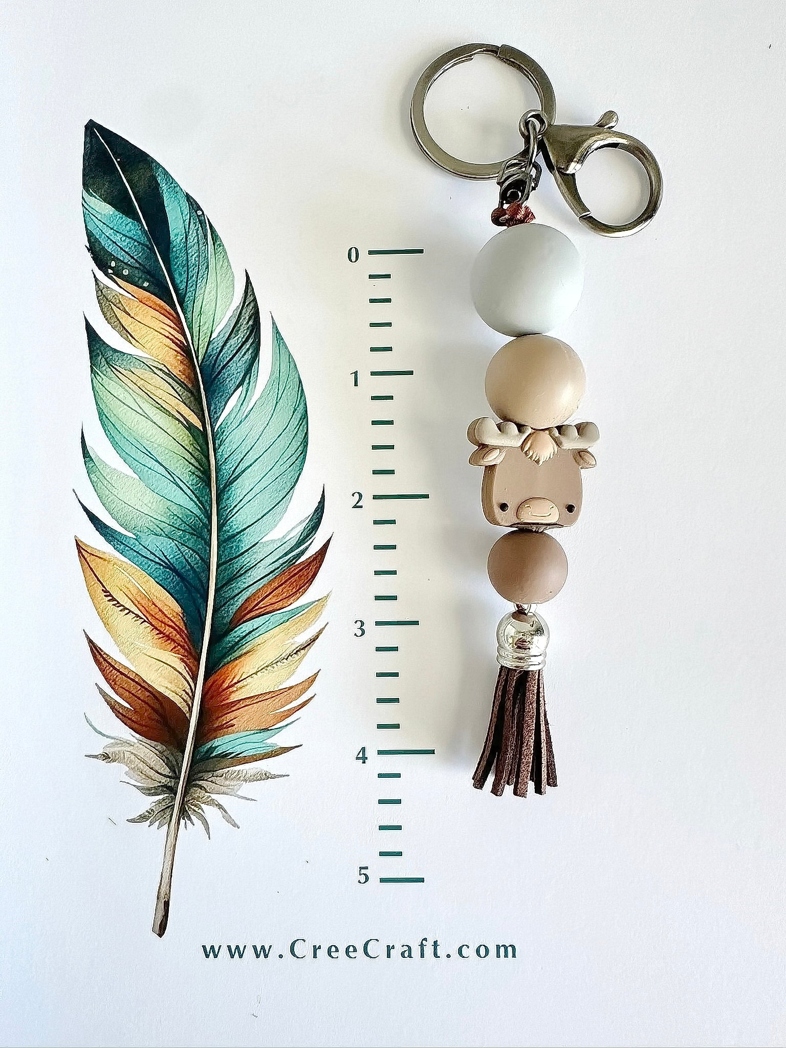 Key Chain - Moose – Cree Craft