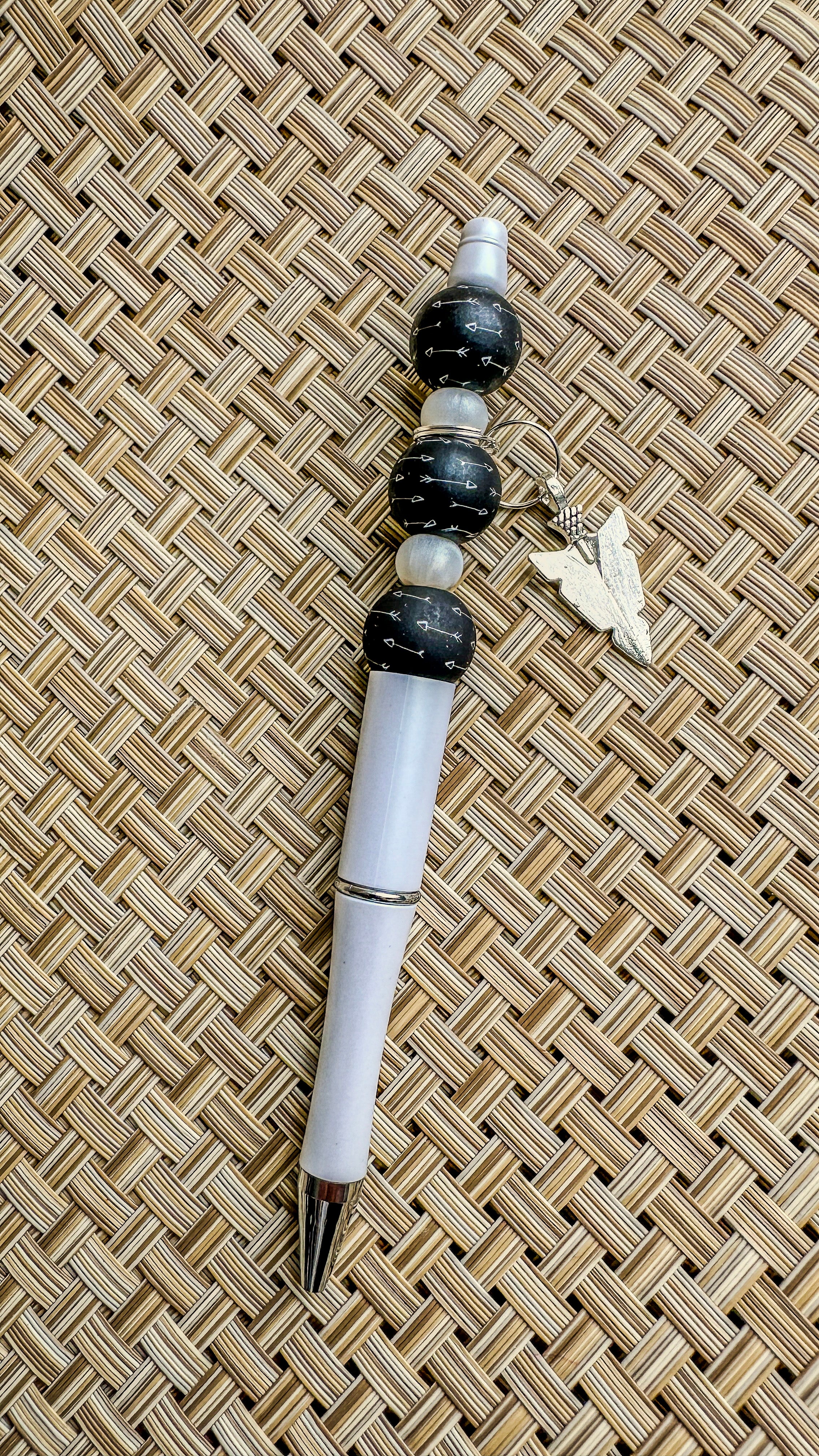Beaded Ballpoint Pen - Arrow – Cree Craft