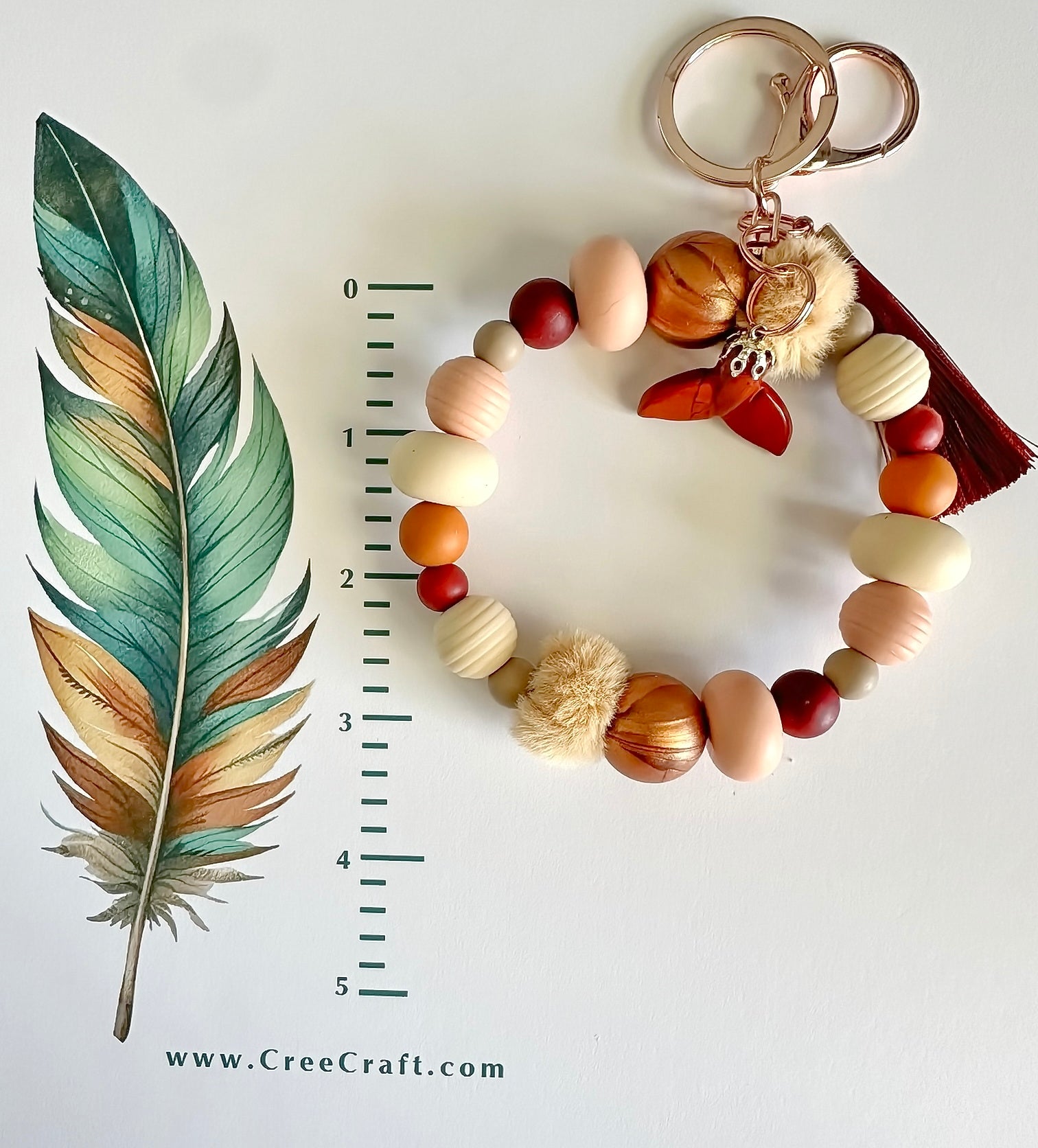 Wristlet - Whale Tail – Cree Craft