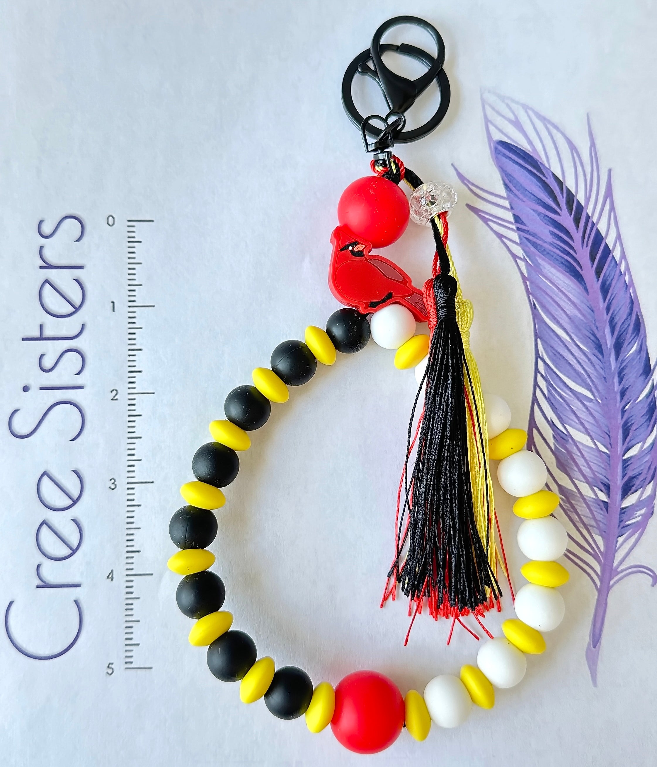 Wristlet - Cardinal – Cree Craft