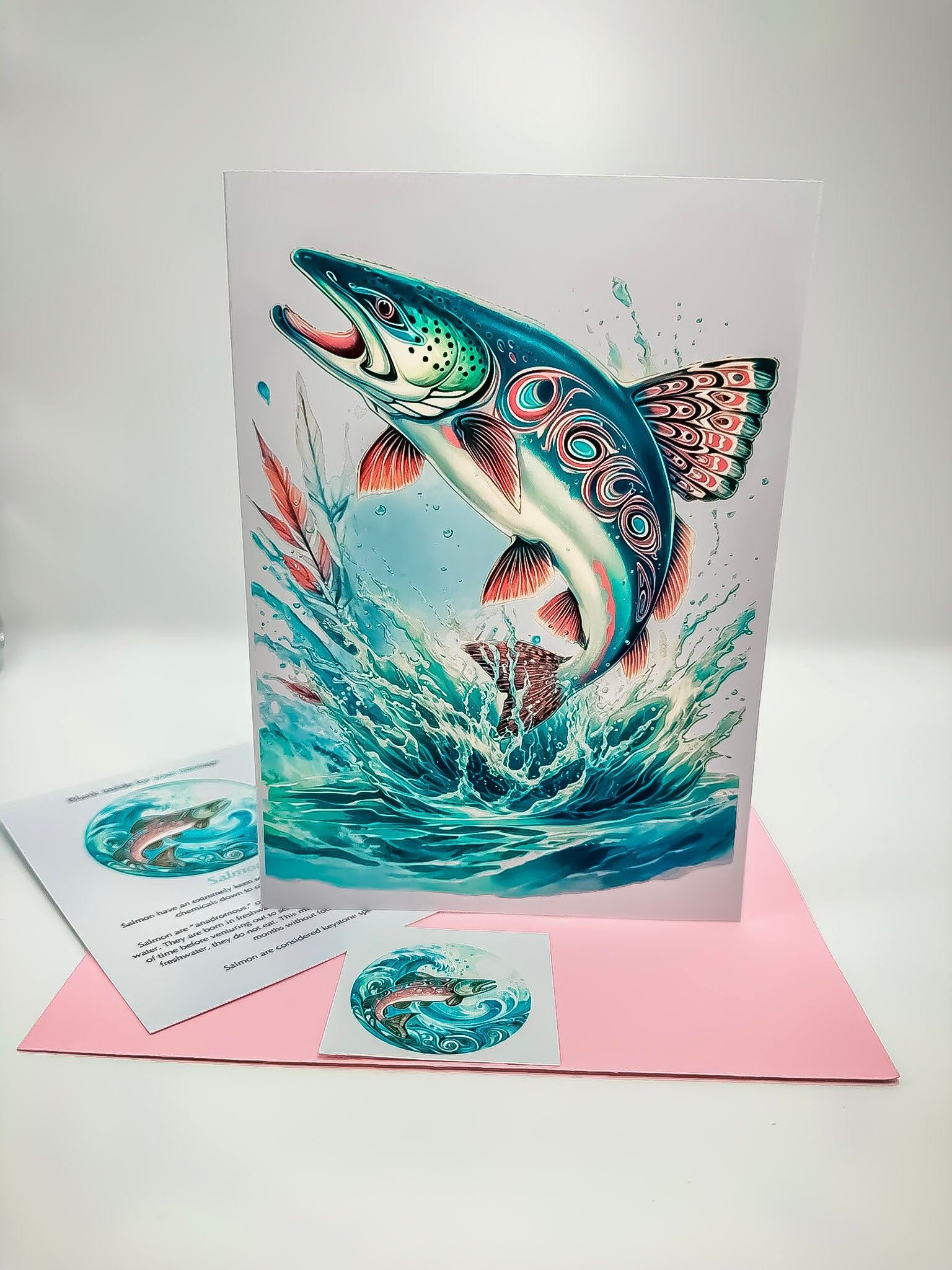 Handmade Greeting Cards – Fish Series for Nature and Fishing Enthusias ...